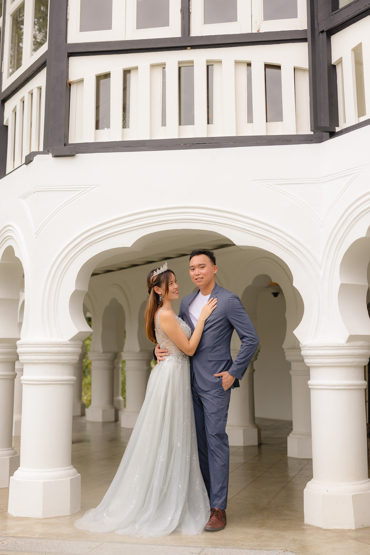 Dreamy prewedding photoshoot at Gallop Extension, Botanic Gardens